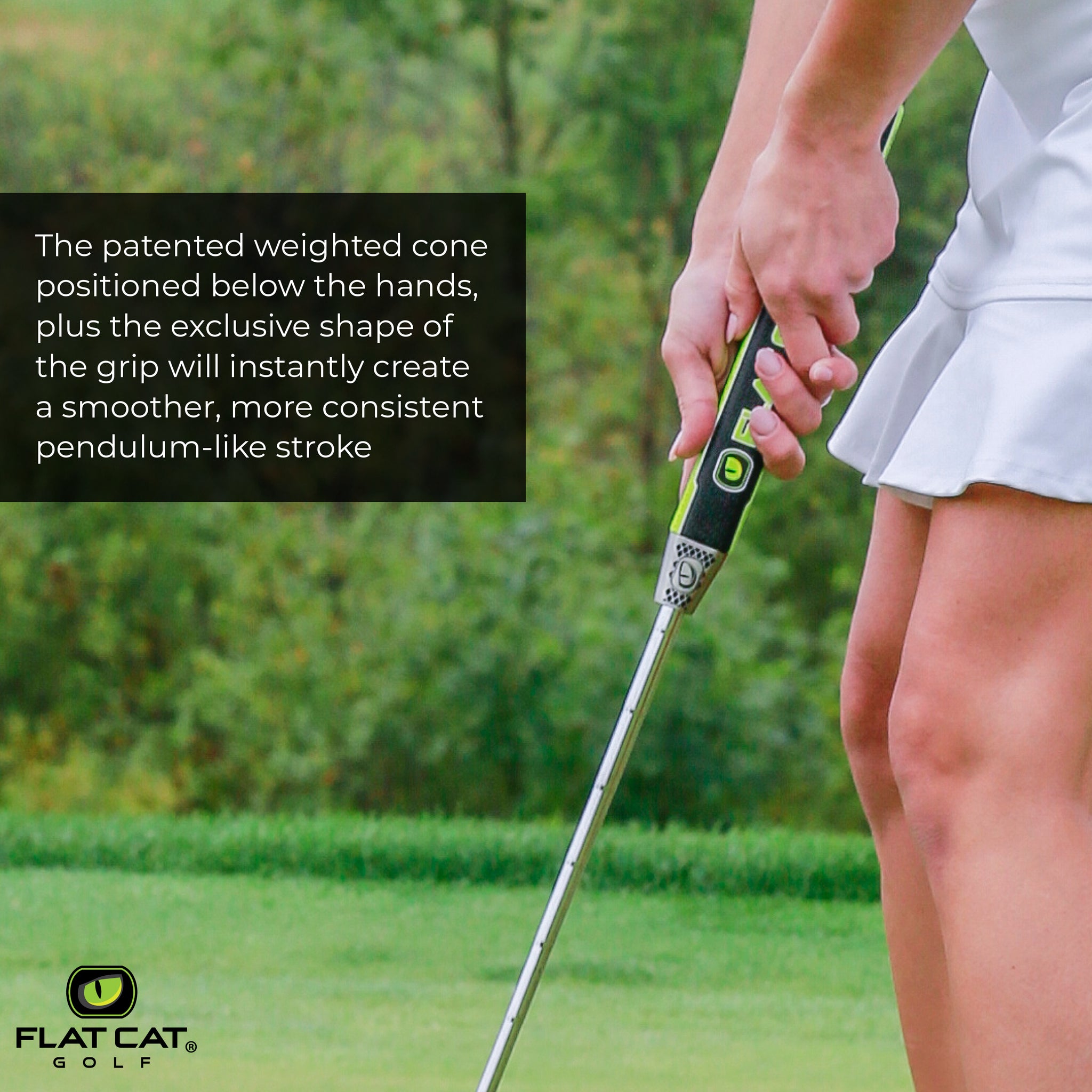 FLAT CAT SOLUTION PUTTER GRIP - FLAT CAT® Golf