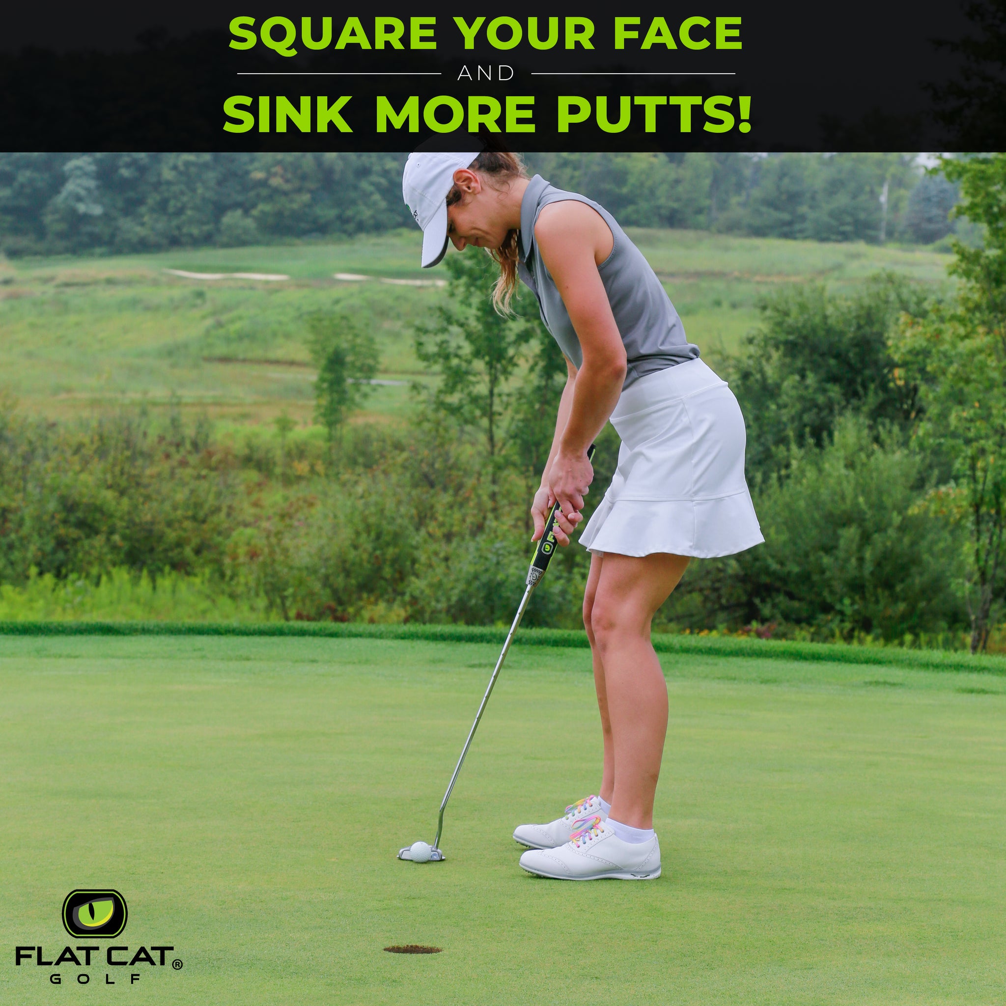 FLAT CAT SOLUTION PUTTER GRIP - FLAT CAT® Golf